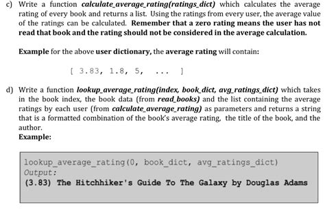 solved c write a function calculate average rating ratings