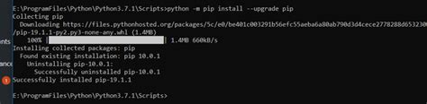 how to upgrade pip in windows ramanean s blog