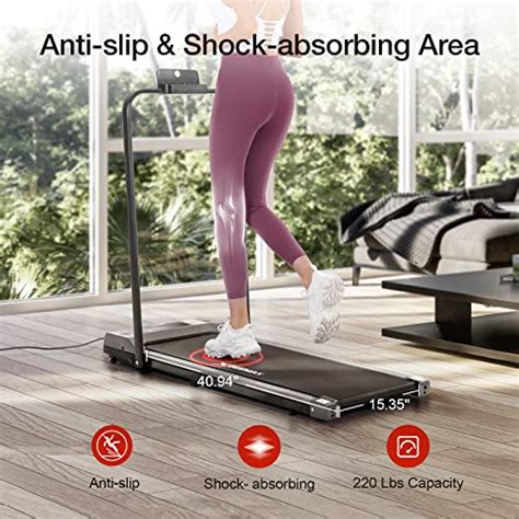 Geemax 2 In 1 Under Desk Treadmill Foldable Compact Treadmill For