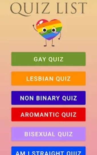Gay Test Sexuality Quizzes สำหรับ Android ดาวน์โหลด