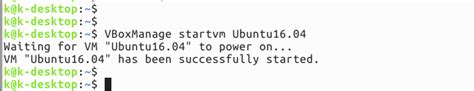 how to install and use vboxmanage on ubuntu 16 04 and use its command