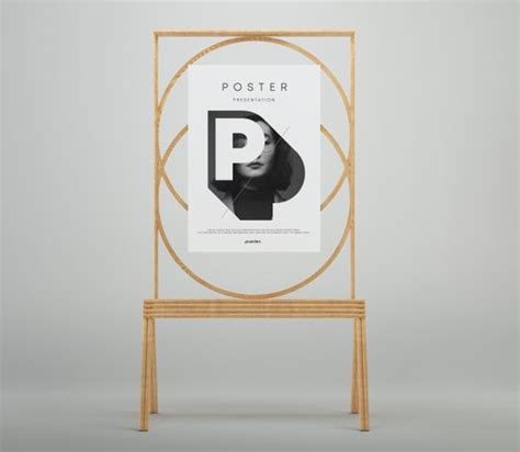 Psd Poster Frame Mockup Vol6 Pixeden Club