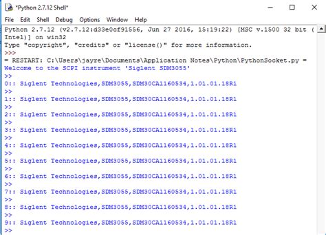 programming example open socket lan connection using python siglent