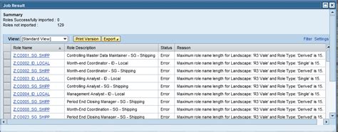 common issues and solutions while importing roles into brm sap blogs