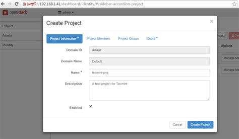 how to configure openstack network to enable access to