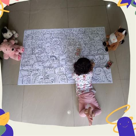 Jual Kertas Mewarnai Jumbo Giant Coloring Sheet Jumbo Coloring Sheet