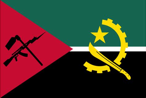 A Combination Of Angolas And Mozambiques Badass Flags Vexillology
