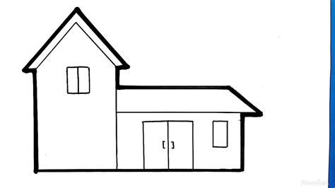 Cara Menggambar Rumah Tingkat Yang Mudah Gambar Rumah Tingkat Yang