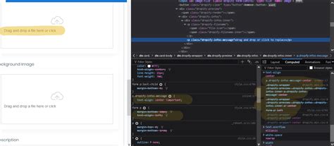 css computed showing text align center is applied but not