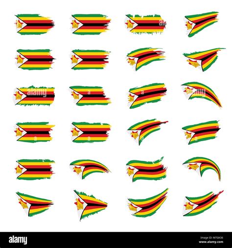 Zimbabwe Flag Vector Illustration Stock Vector Image And Art Alamy