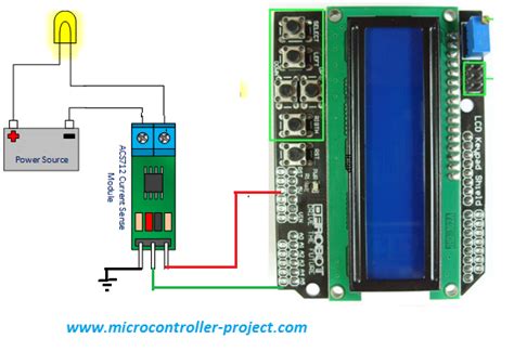 acs712 current sensor measuring current using arduino