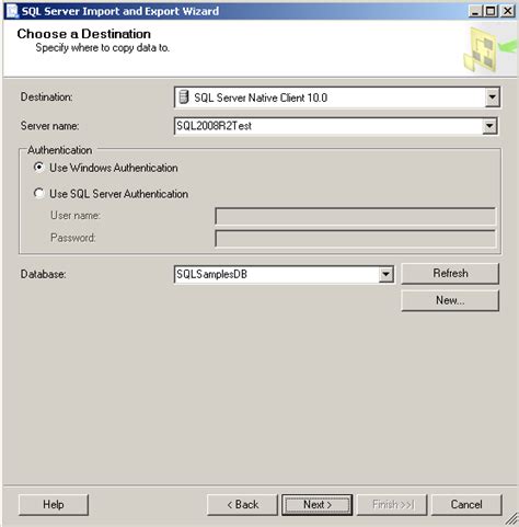 sql server import data using sql server import export data
