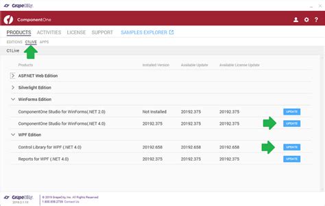 componentone supports core 3 0 componentone