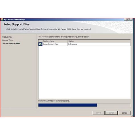 how to setup microsoft sql server 2008 in virtualbox