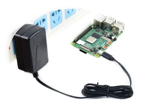 fonte alimentação p raspberry pi 4 usb c 5v 3a