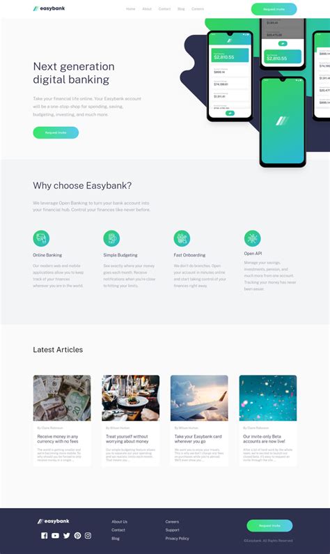 frontend mentor landing page front end mentor challenge using flex