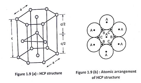 Draw The Unit Cell Of Hcp Structure And Work Out The No Of Atoms Per