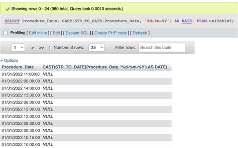 mariadb converting datetime string to date