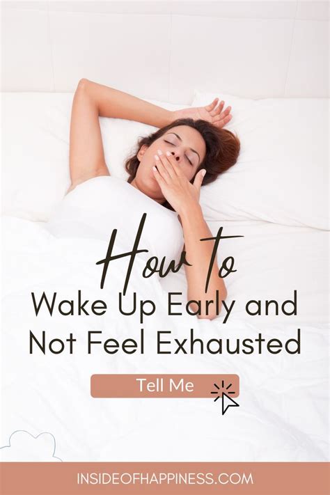 How To Wake Up Early And Not Feel Tired – Artofit