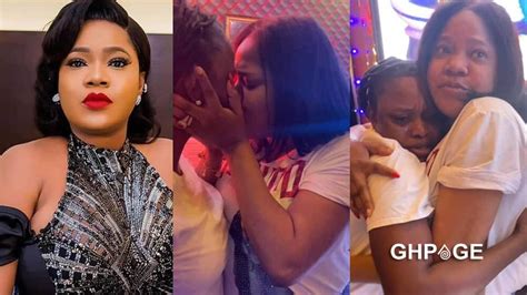 Toyin Abraham Kisses Fan Who Broke Down In Tears After Meeting Her For