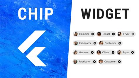 flutter chip widget youtube