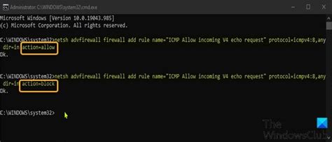 how to allow pings icmp echo requests through windows firewall