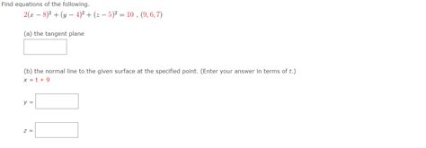 Solved Find Equations Of The Following