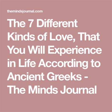 The 7 Different Kinds Of Love That You Will Experience In Life
