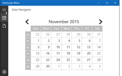 adaptive layout windows 10 app controls devexpress documentation