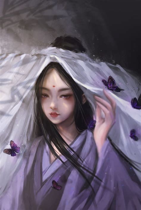 蝶 三央 原创作品 涂鸦王国插画 Girly Drawings Bts Drawings Fantasy Romance