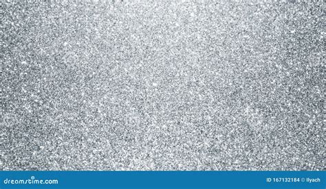 Silver Glitter Background With Sparkling Texture Silver Shimmering