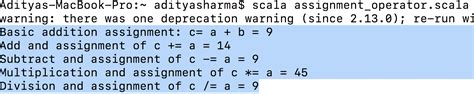 operators in scala datacamp