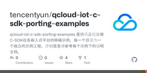 github tencentyun qcloud iot c sdk porting examples qcloud iot c sdk