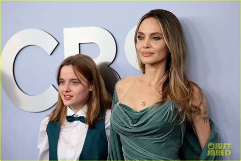 First Time Tony Nominee Angelina Jolie Brings Daughter Vivienne As Her