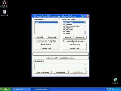 sobolsoft com how to use ms access postgresql import export and convert