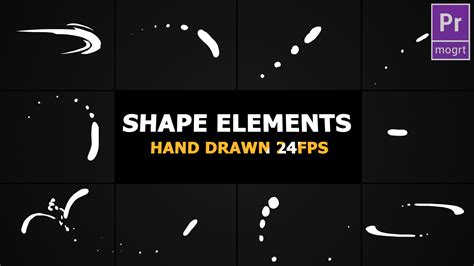 shape elements motion graphics templates motion array