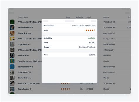 data table sap fiori for ios design guidelines