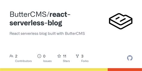 github buttercms react serverless blog react serverless blog built
