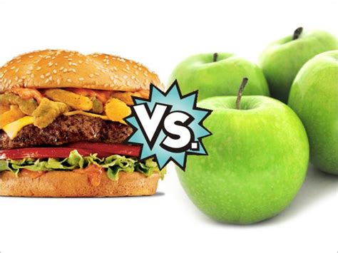 Nutrición Para Niños Saludables Comparación Entre La Comida Sana Y