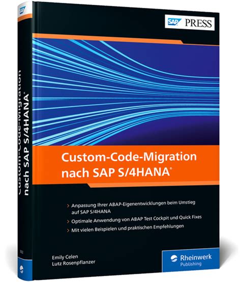custom code migration nach sap s 4hana von emily celen isbn 978 3