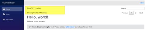 datatables with blazor — datatables forums