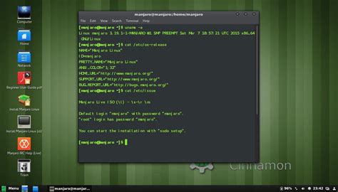 manjaro linux cinnamon 0 9 0 pre1 has been beautified with new theme