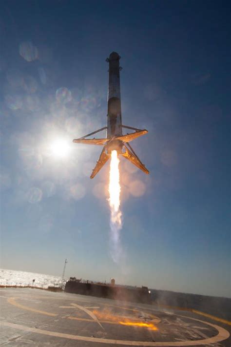 Sensational Photos Show ‘super Smooth Droneship Touchdown Of Spacex