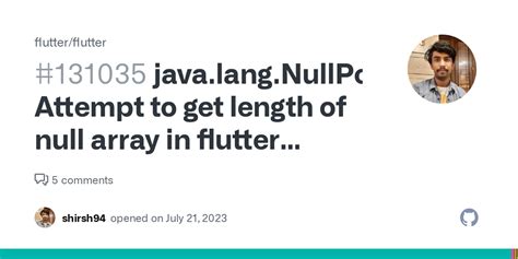 java lang nullpointerexception attempt to get length of null array in