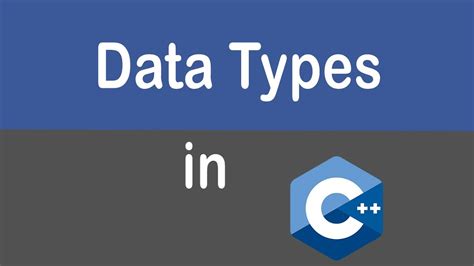 7 data types in c fundamental data types youtube