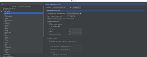 milestones how to make you own code formatting style with intellij idea