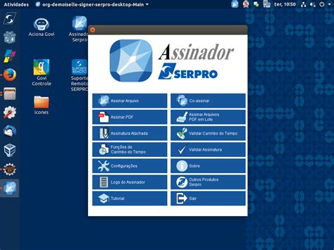 assinador serpro usando tema personalidado funcionalidade com custo