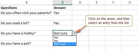 tạo một danh sách tùy chọn trong excel tĩnh động từ một