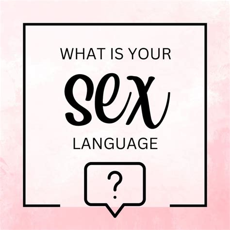 What Is Your Sex Language Condoms Australia