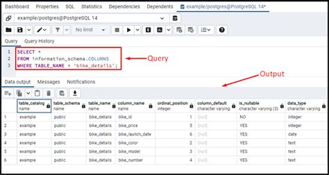 postgresql describe all tables awesome home